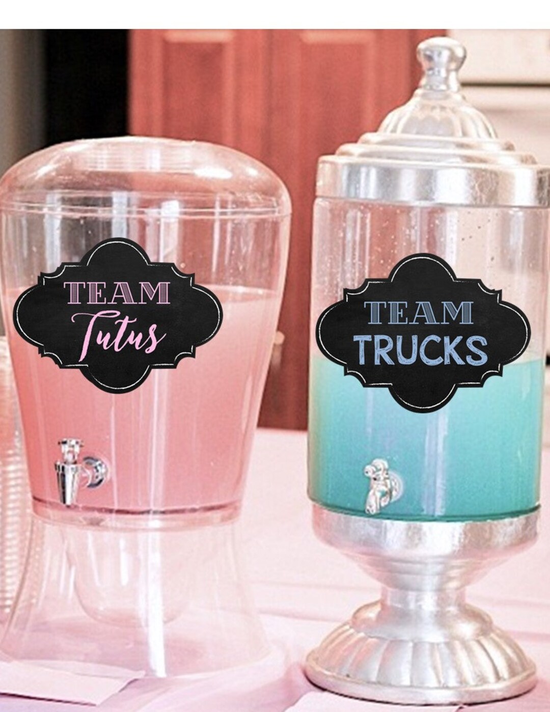 Team TUTUS Team TRUCKS Gender Reveal Gender Reveal Ideas Gender Reveal ...