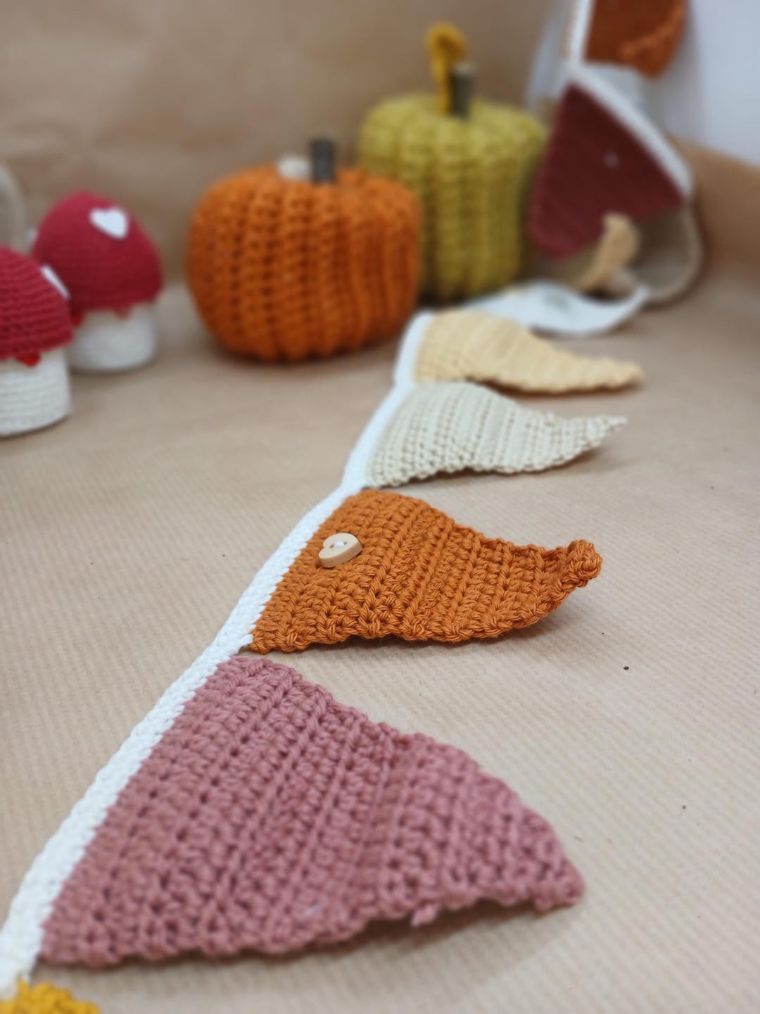 Autumn Bunting Flags - Etsy
