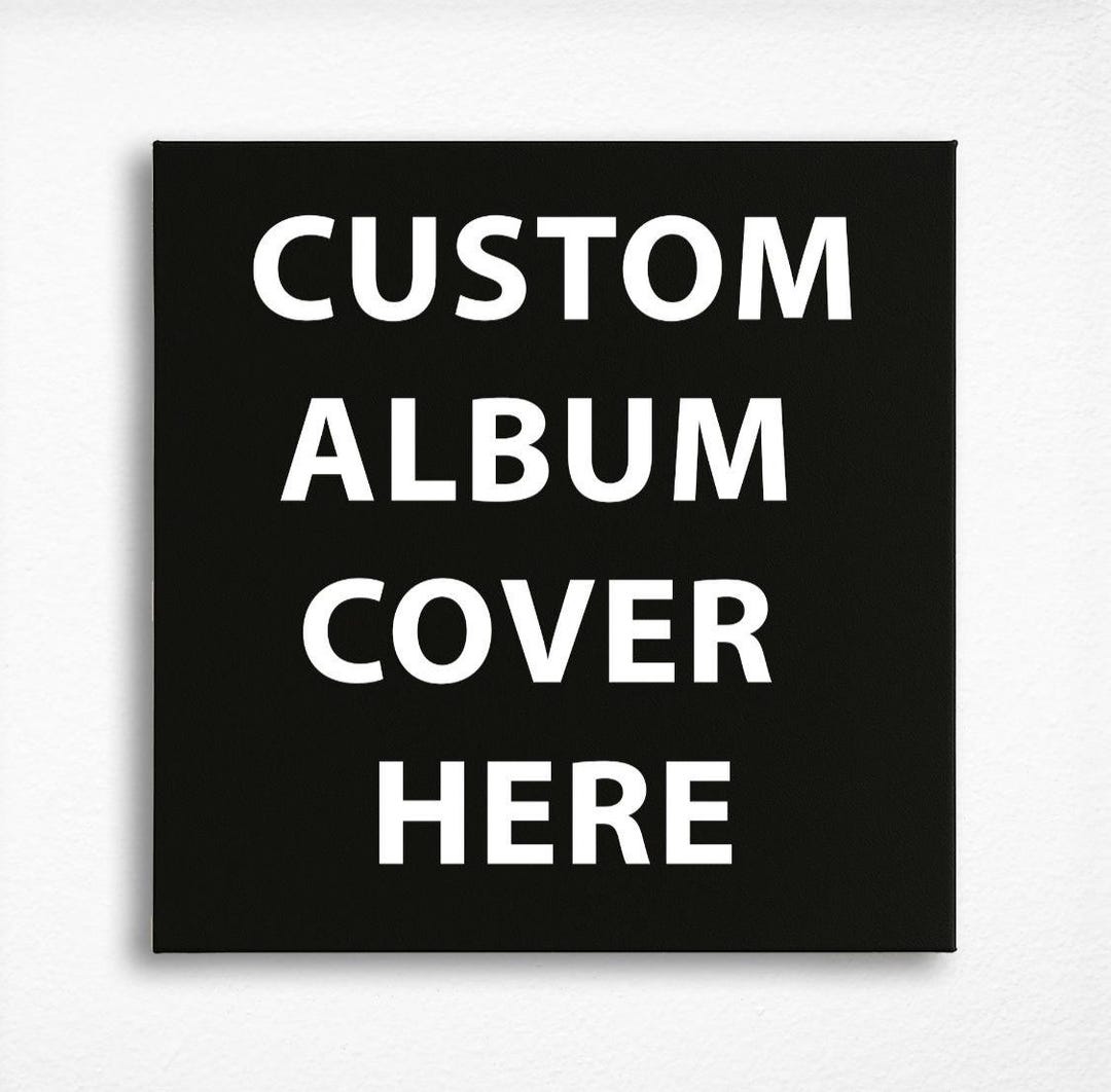 Custom Album Cover Canvas Art, Personalized Music Gift - Etsy
