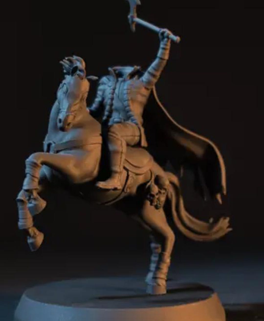 Headless Horseman- Resin Miniature for Dnd, TTRPG, and Painters - Etsy