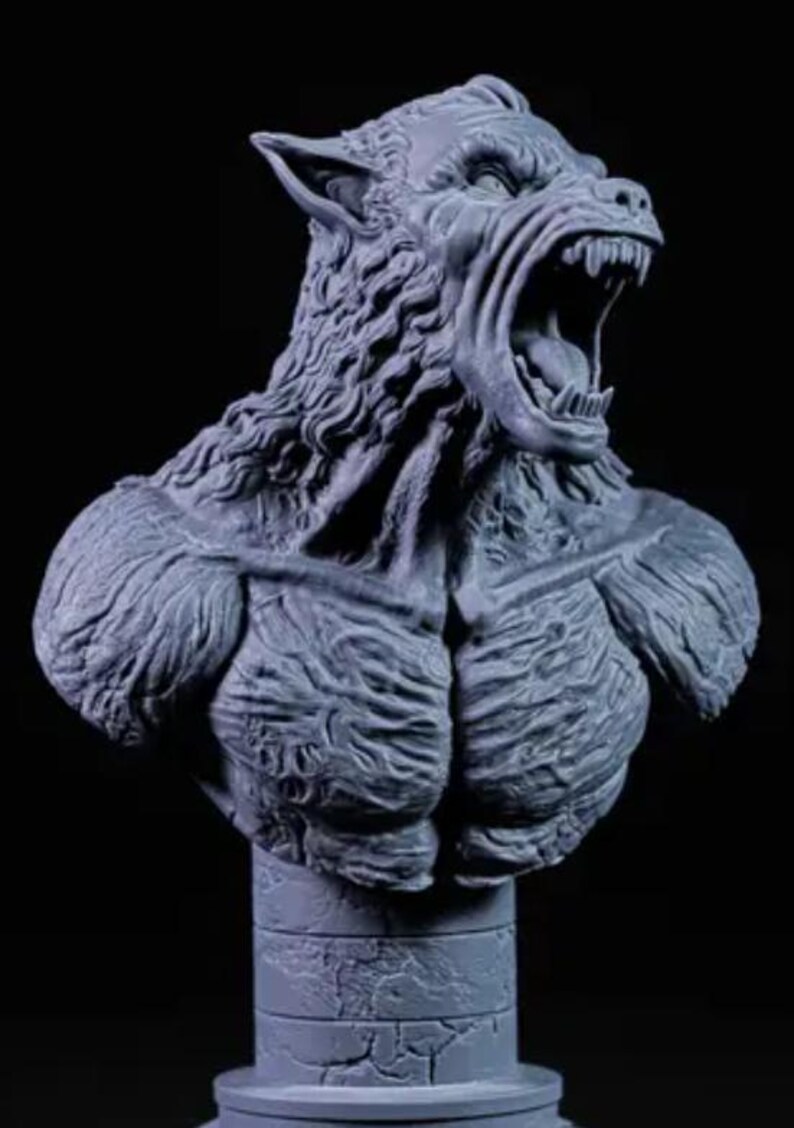 Werewolf Bust | Multiple Sizes (S-XL) | Statues & Figures | Halloween ...