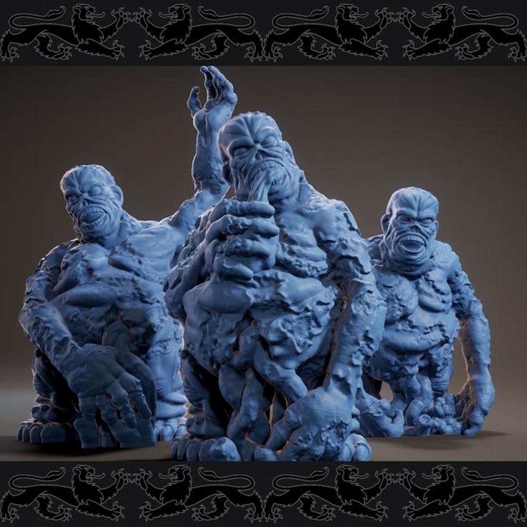 Stubby Zombies- Resin Miniature for Dnd, TTRPG, and Painters - Etsy