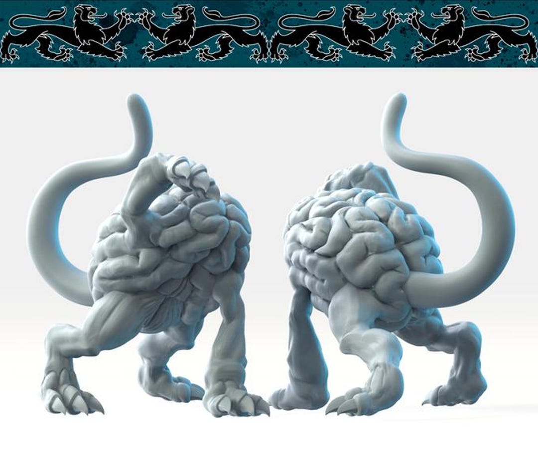 Intellect Devourers- Resin Miniature for Dnd, TTRPG, and Painters - Etsy