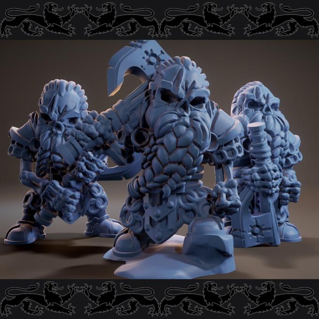 Undead Dwarfs- Resin Miniature for Dnd, TTRPG, and Painters - Etsy