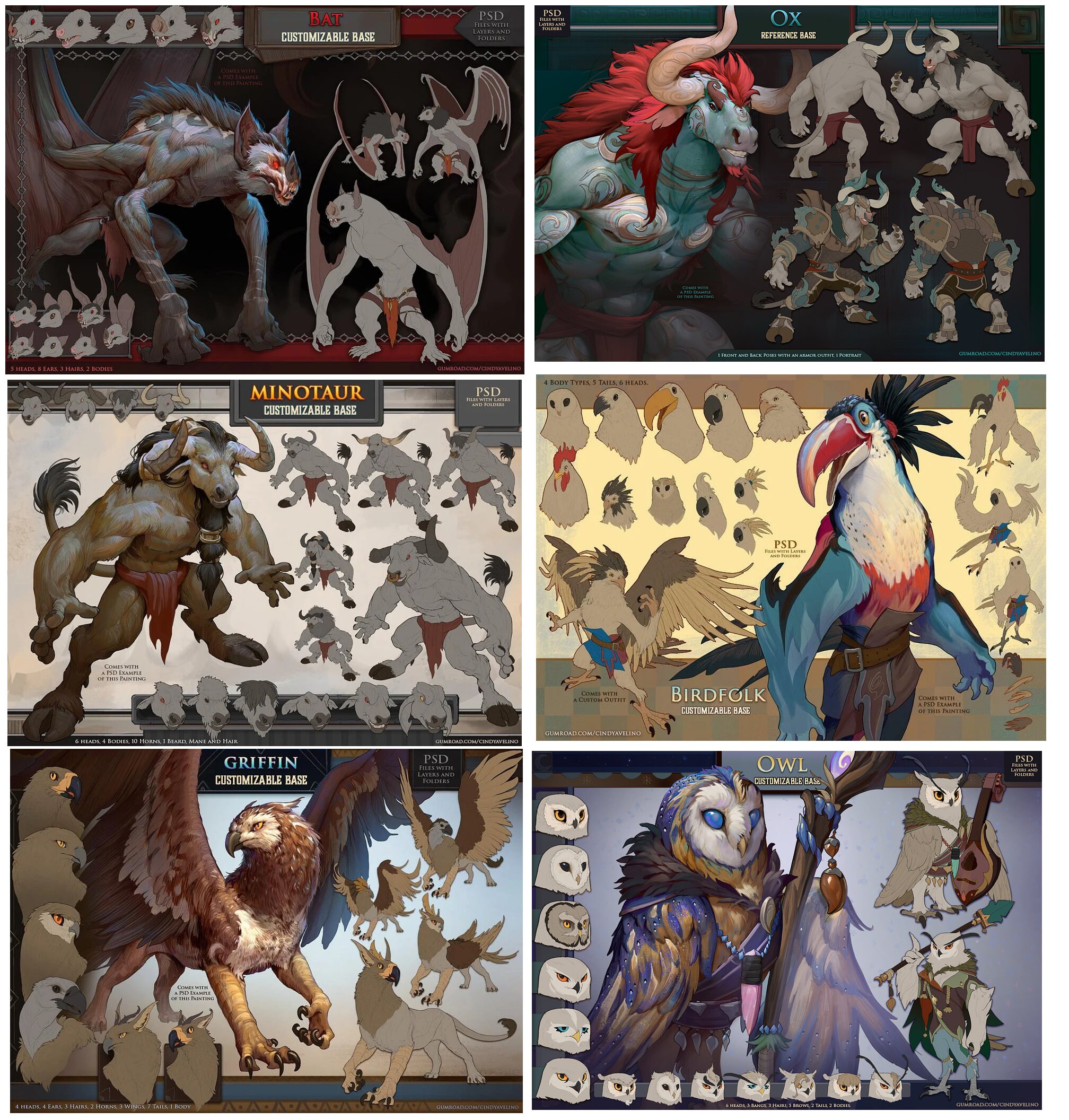 Custom Adoptables Creatures Anthros & Demi-humans - Etsy