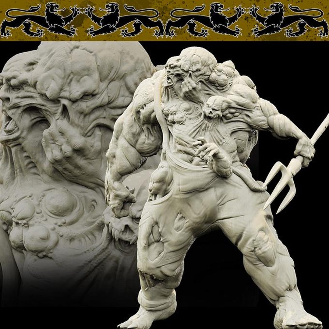 Flesh Monsters- Resin Miniature for Dnd, TTRPG, and Painters - Etsy
