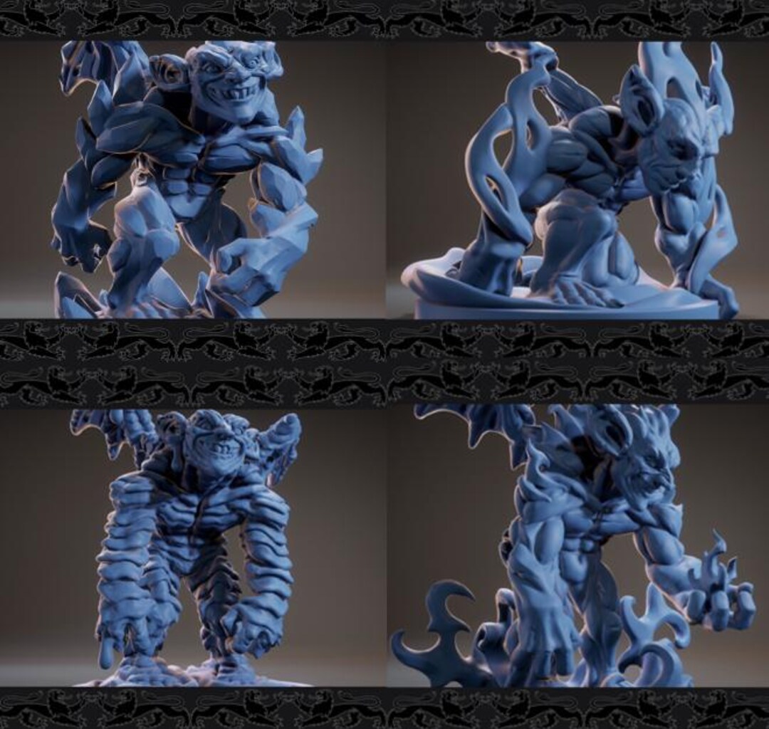 Elemental Mephits- Resin Miniature for Dnd, TTRPG, and Painters - Etsy