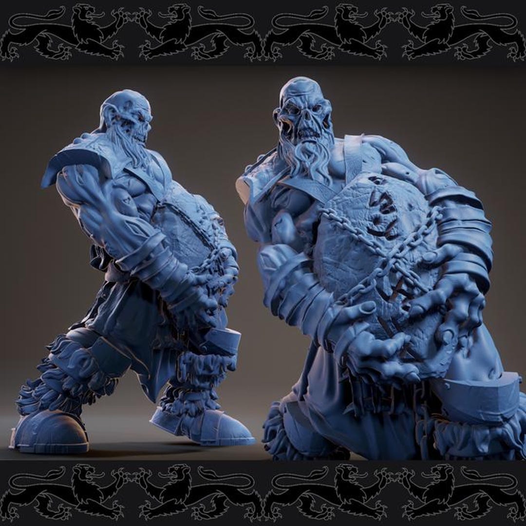 Zombie Giants- Resin Miniature for Dnd, TTRPG, and Painters - Etsy