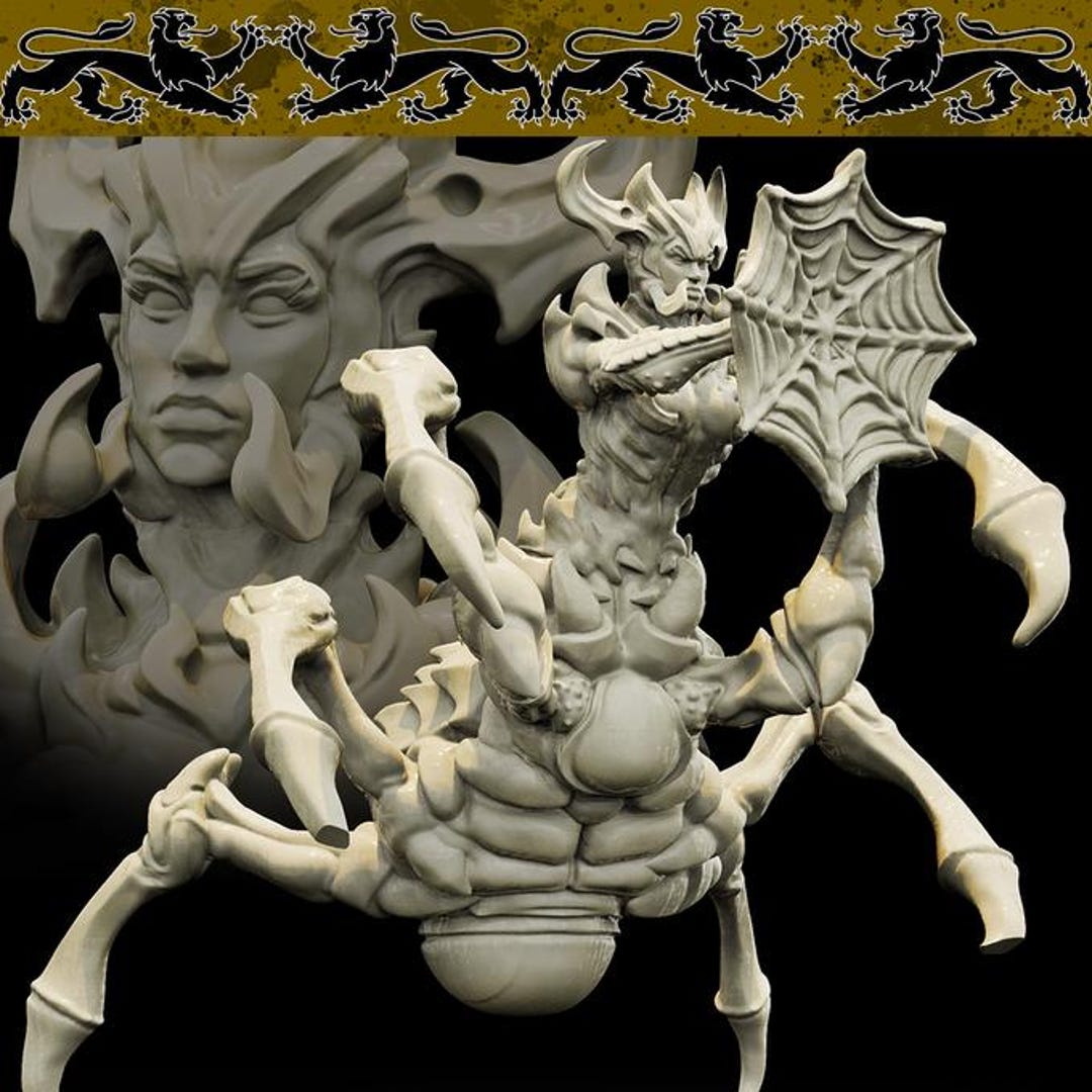 Arachne Monsters- Resin Miniature for Dnd, TTRPG, and Painters - Etsy