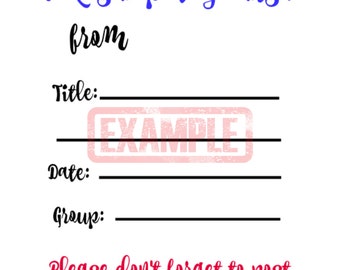 Happy Mail Swap Tag - Etsy