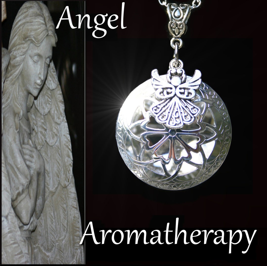 Essential Oil Diffuser Pretty Angel Necklace Young Living Doterra ...