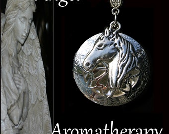 Essential Oil Diffuser Silver Elephant Necklace Young Living Doterra ...