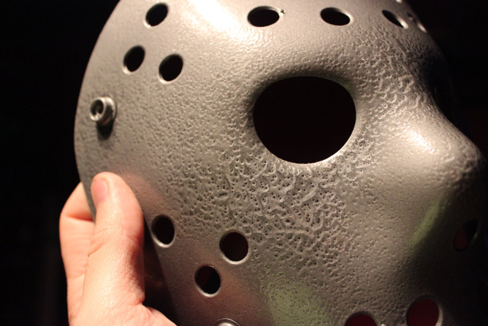 Hammered Grey Metal Jason Voorhees Friday the 13th Hockey Mask - Etsy