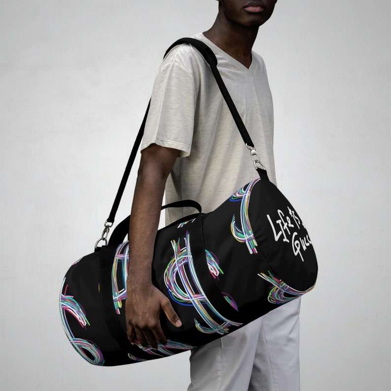 DOLLAR SIGN LIFE is G Duffel Bag Designed by the Blenq - Etsy