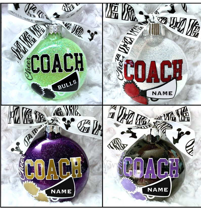Cheer Coach Coach Cheer Ornament Coach Ornament Sports - Etsy
