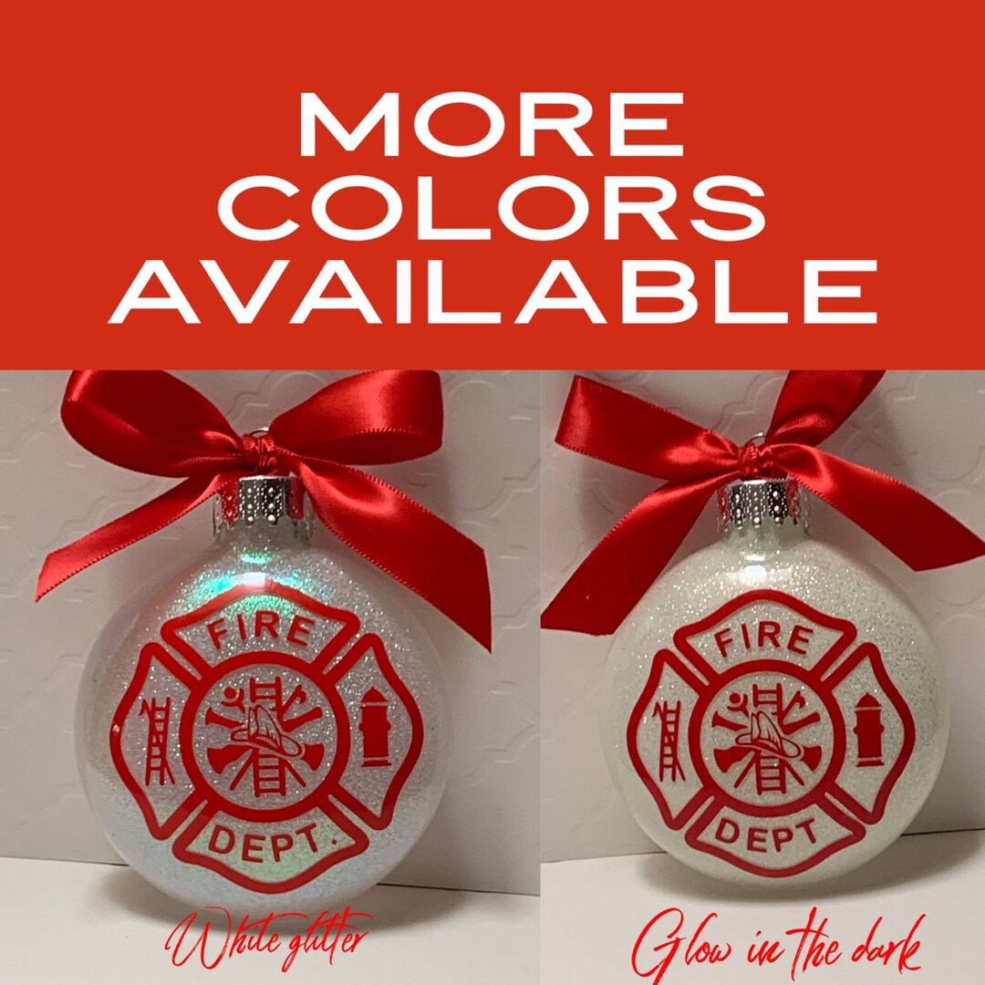 Firefighter Ornament, Firefighter Gift, Christmas Gift for Firefighter ...