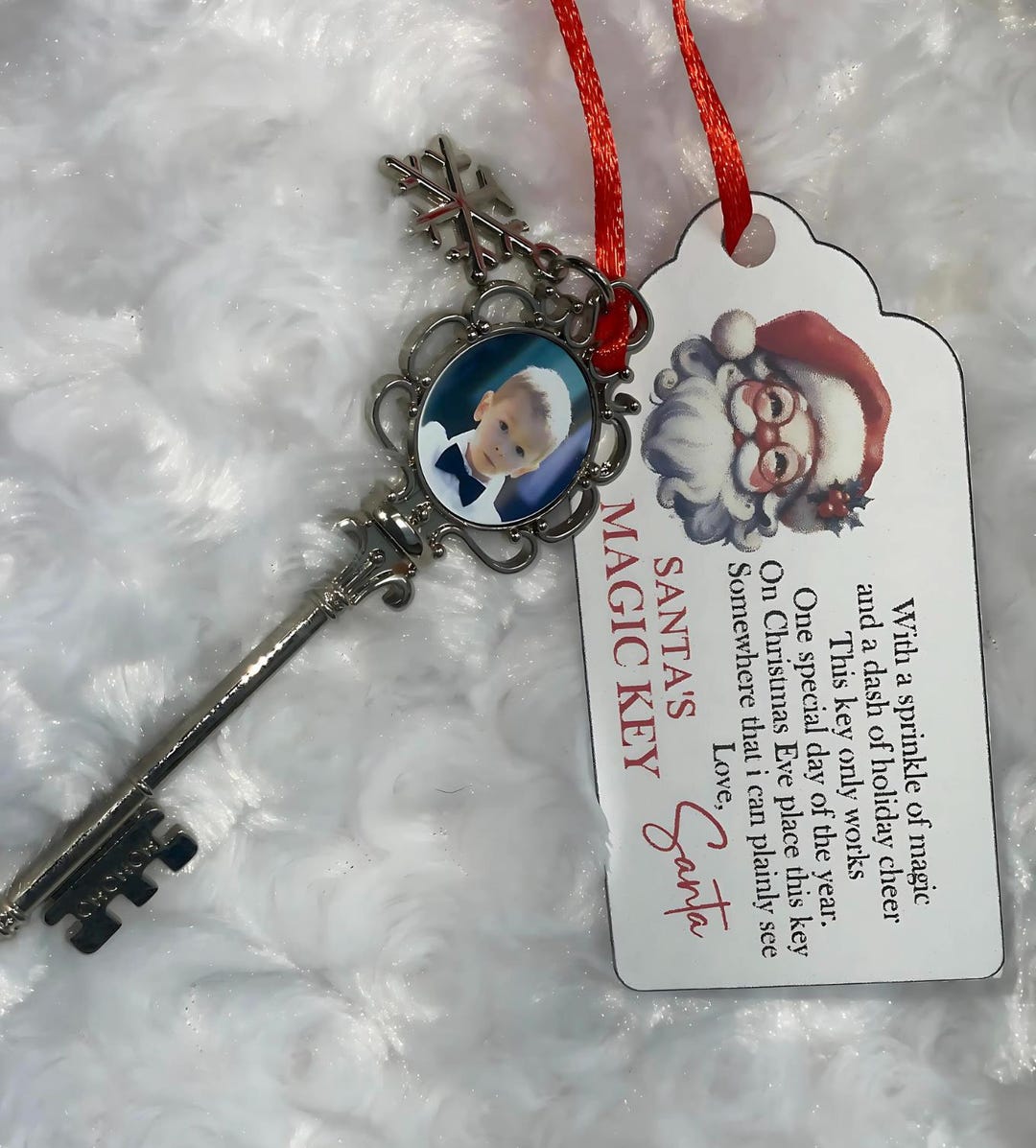 Santa’s Magical Key Ornament, Personalized Christmas Eve Tradition, No ...