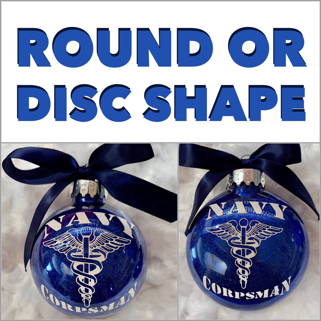 Corpsman, Navy Corpsman Ornament , Glass Ornament, Navy, Military - Etsy