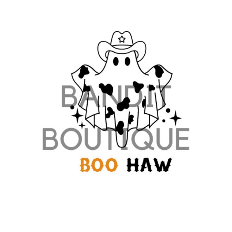 Boo Haw Ghost PNG/SVG - Etsy