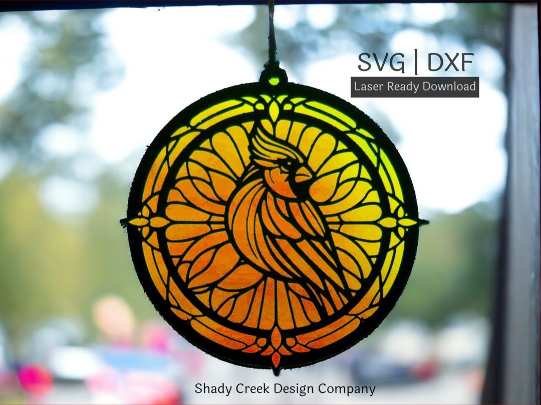 Cardinal Suncatcher Download File/instant Download Memorial Suncatcher ...