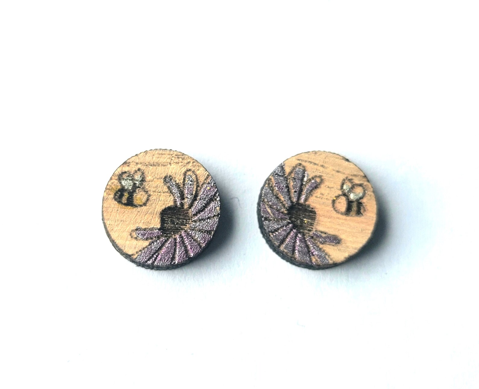 Spring Bundle of Stud Earring File for Laser Cutter in SVG and - Etsy