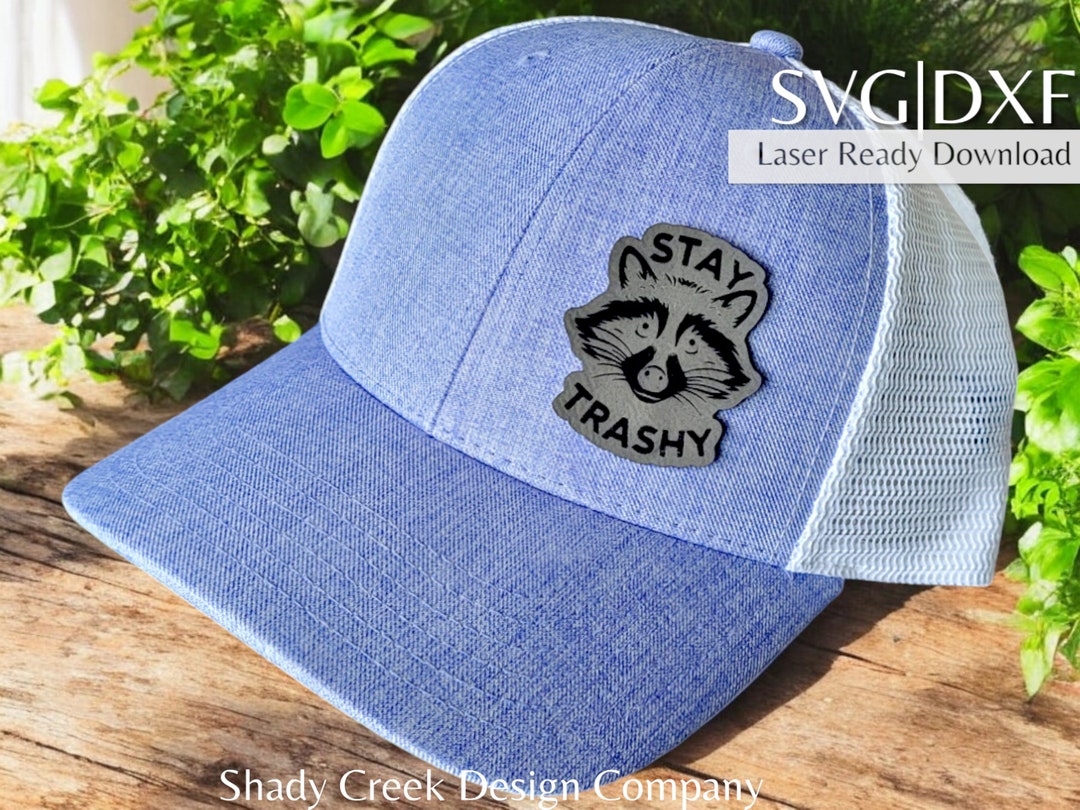 Trash Panda Raccoon Hat Patch Laser File: SVG DXF (digital Download) - Etsy
