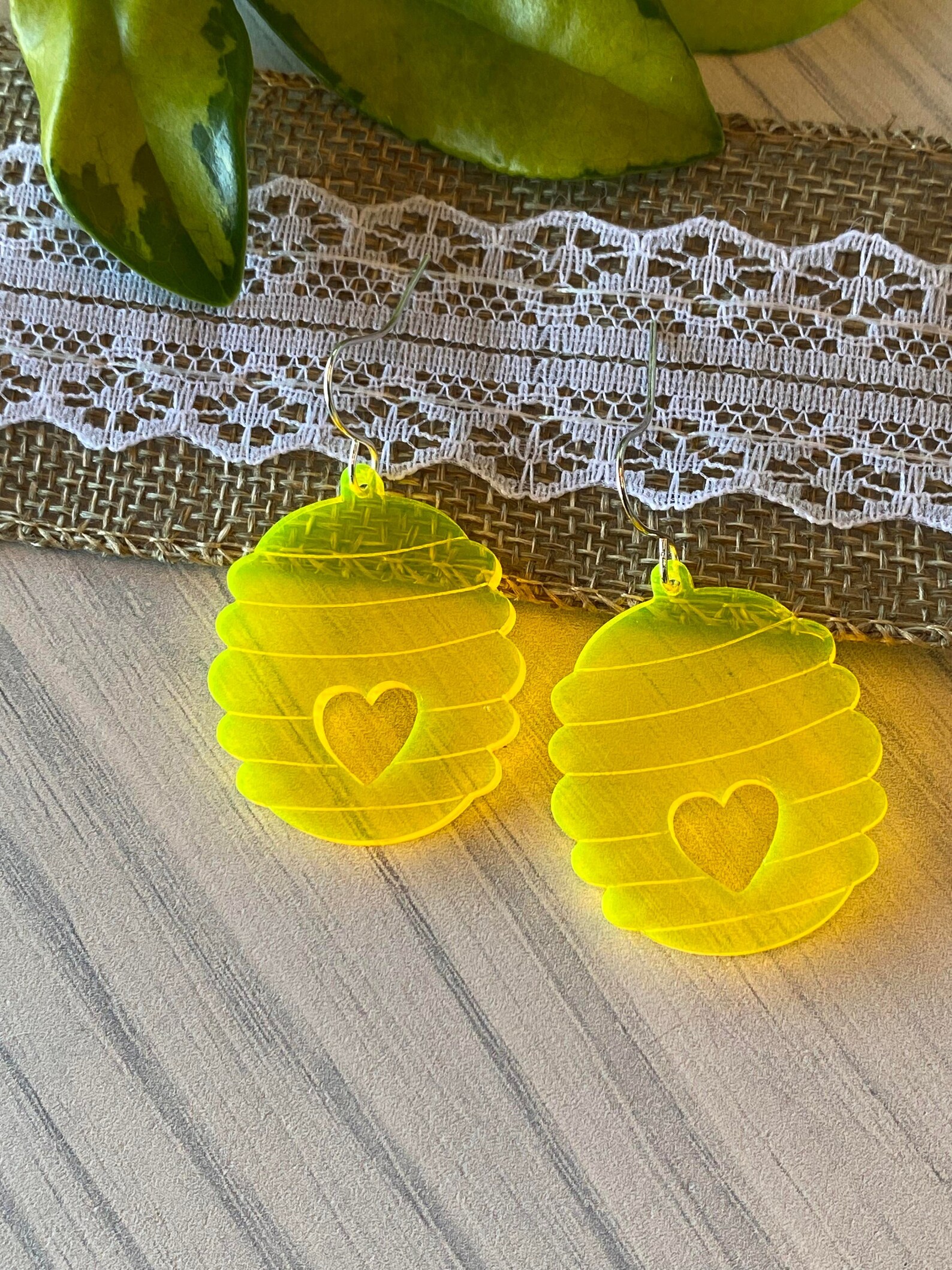 Beehive Dangle Earring Laser Cut File, SVG DXF (digital Download) - Etsy