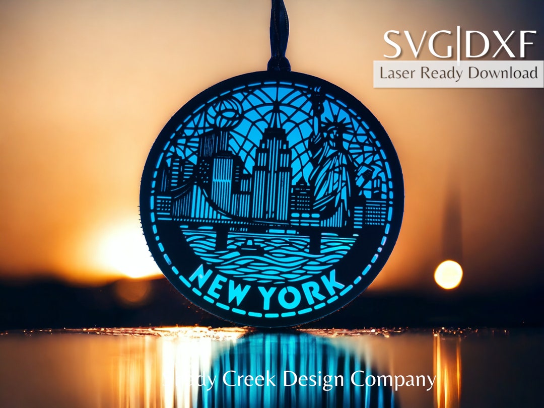 New York Suncatcher Download File/instant Download Suncatcher/new York ...