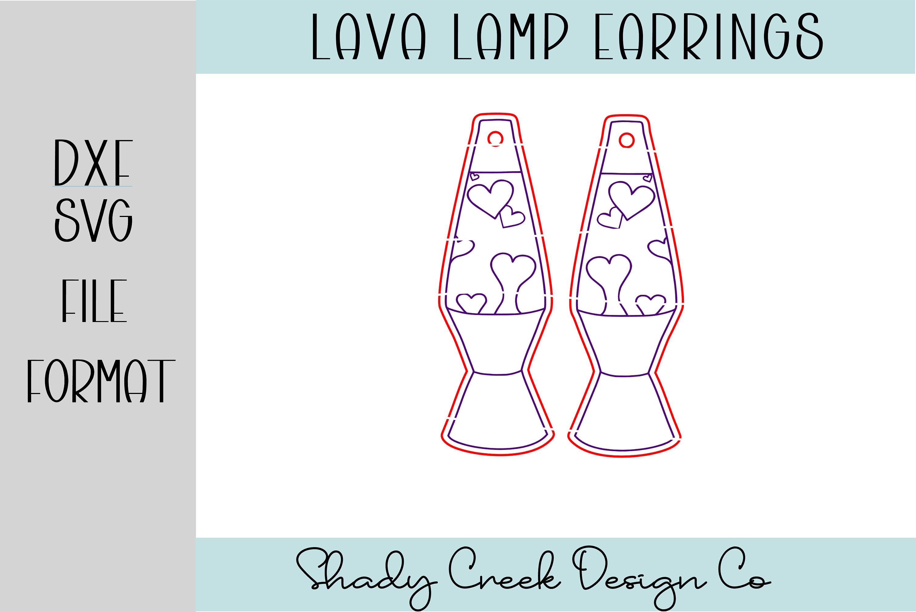 Lava Lamp Cut File SVG DXF for Laser/dangle Lava Lamp Heart - Etsy