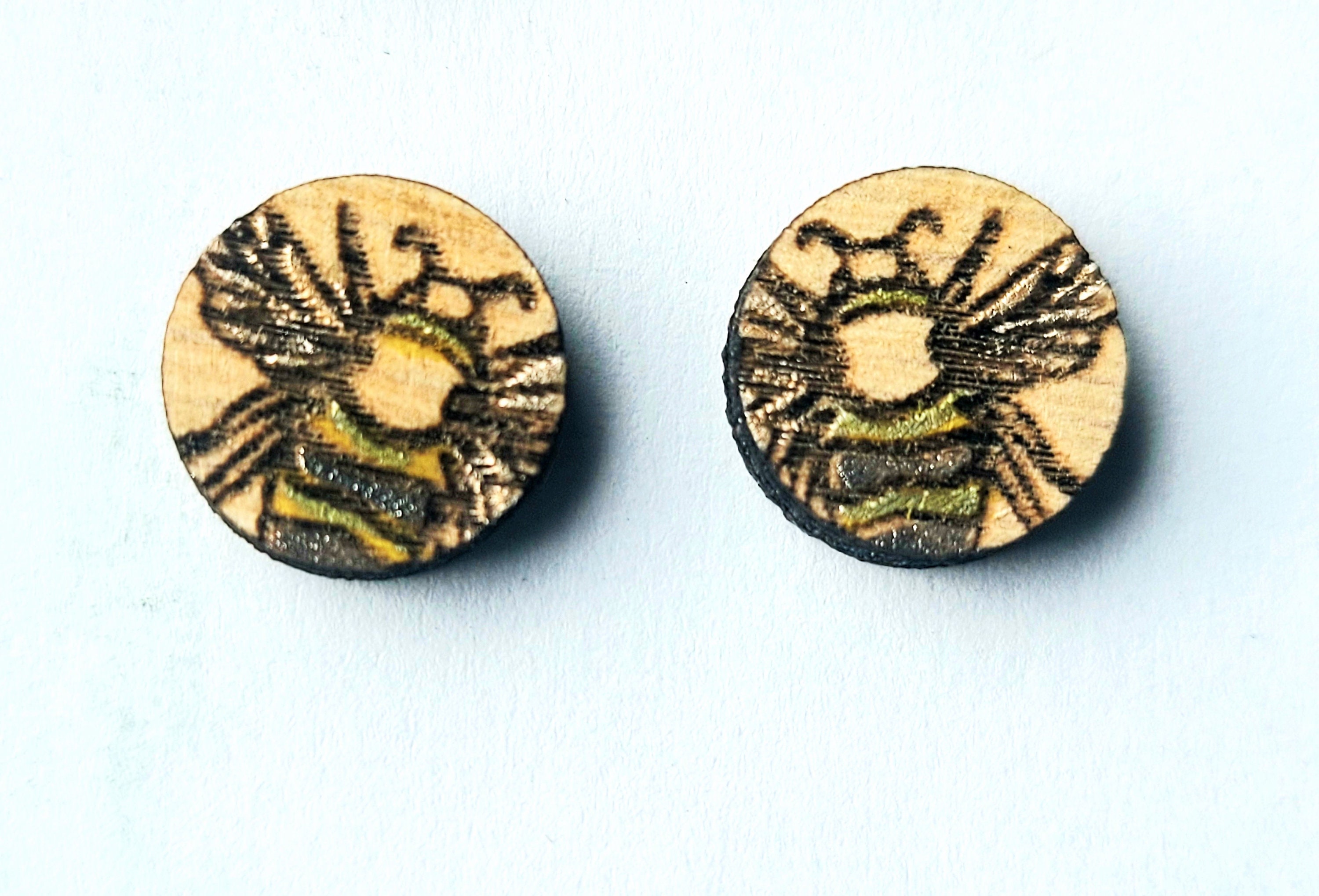 Spring Bundle of Stud Earring File for Laser Cutter in SVG and - Etsy