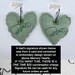 Signature Keepsake Signature Memory Heart Loss of a Loved - Etsy
