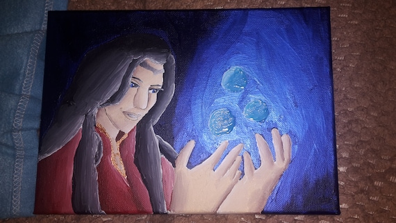 Fëanor and the Three Silmarils A4 Leinwandzeichnung - Etsy
