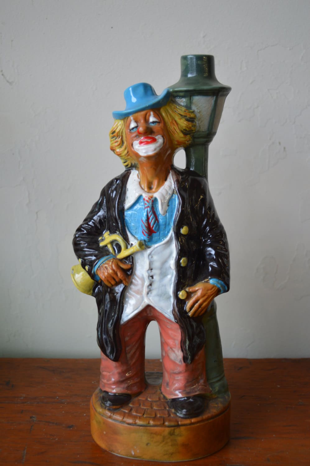 VINTAGE Clown Decanter HAND PAINTED Made in Italy. | Etsy