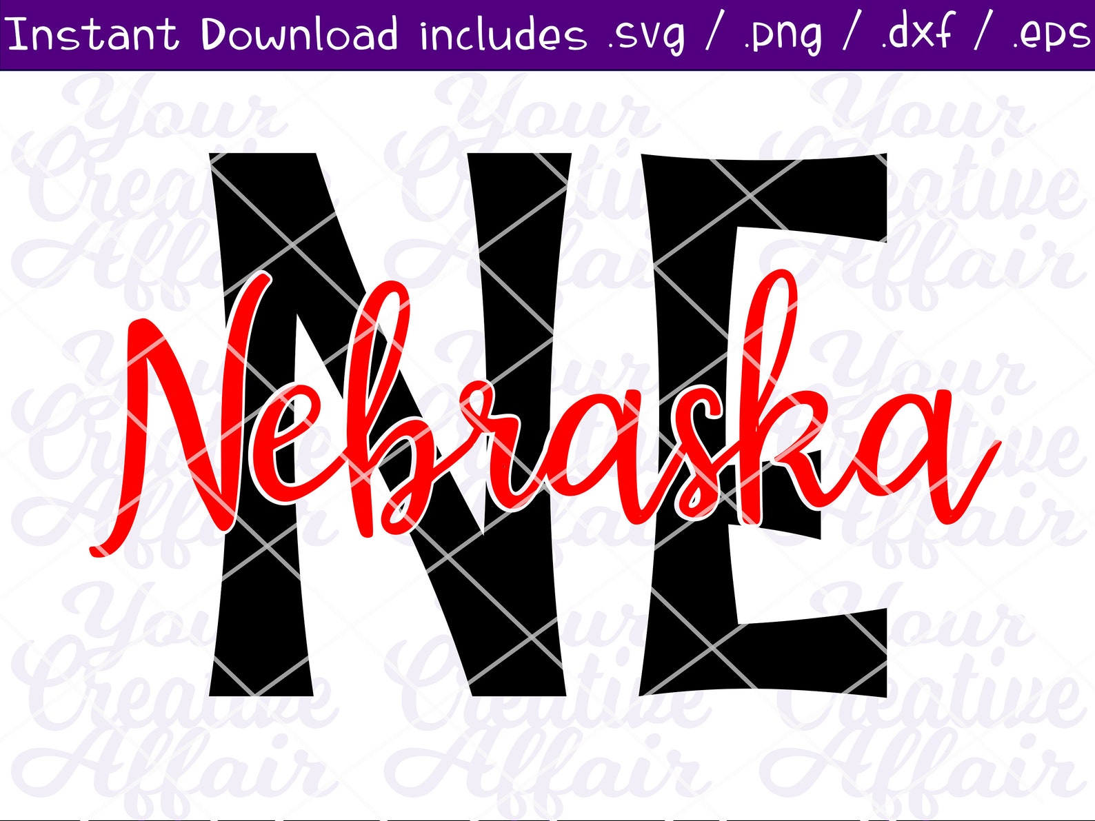 Nebraska NE Svg, Nebraska Svg, NE Svg, Husker Svg, Nebraska Huskers Svg ...