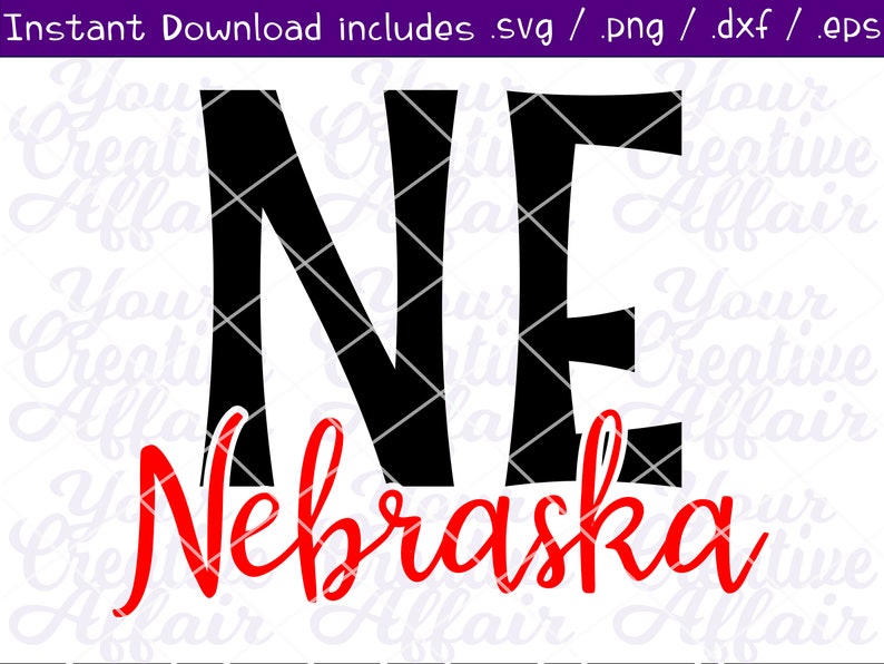 Nebraska NE Svg, Nebraska Svg, NE Svg, Husker Svg, Nebraska Huskers Svg ...