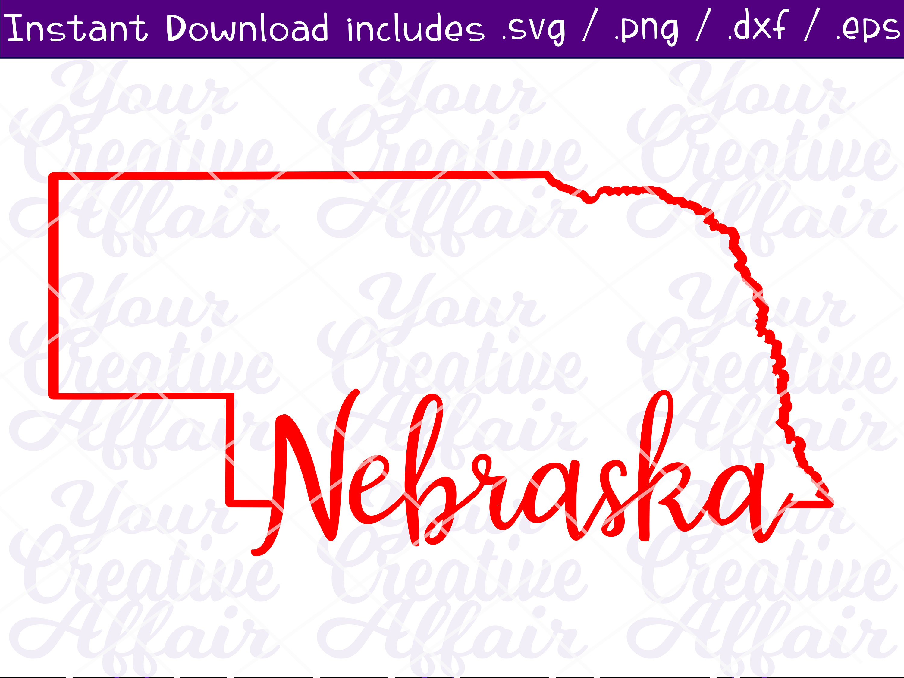Nebraska NE Svg, Nebraska Outline Svg, NE Svg, Husker Svg, Nebraska ...