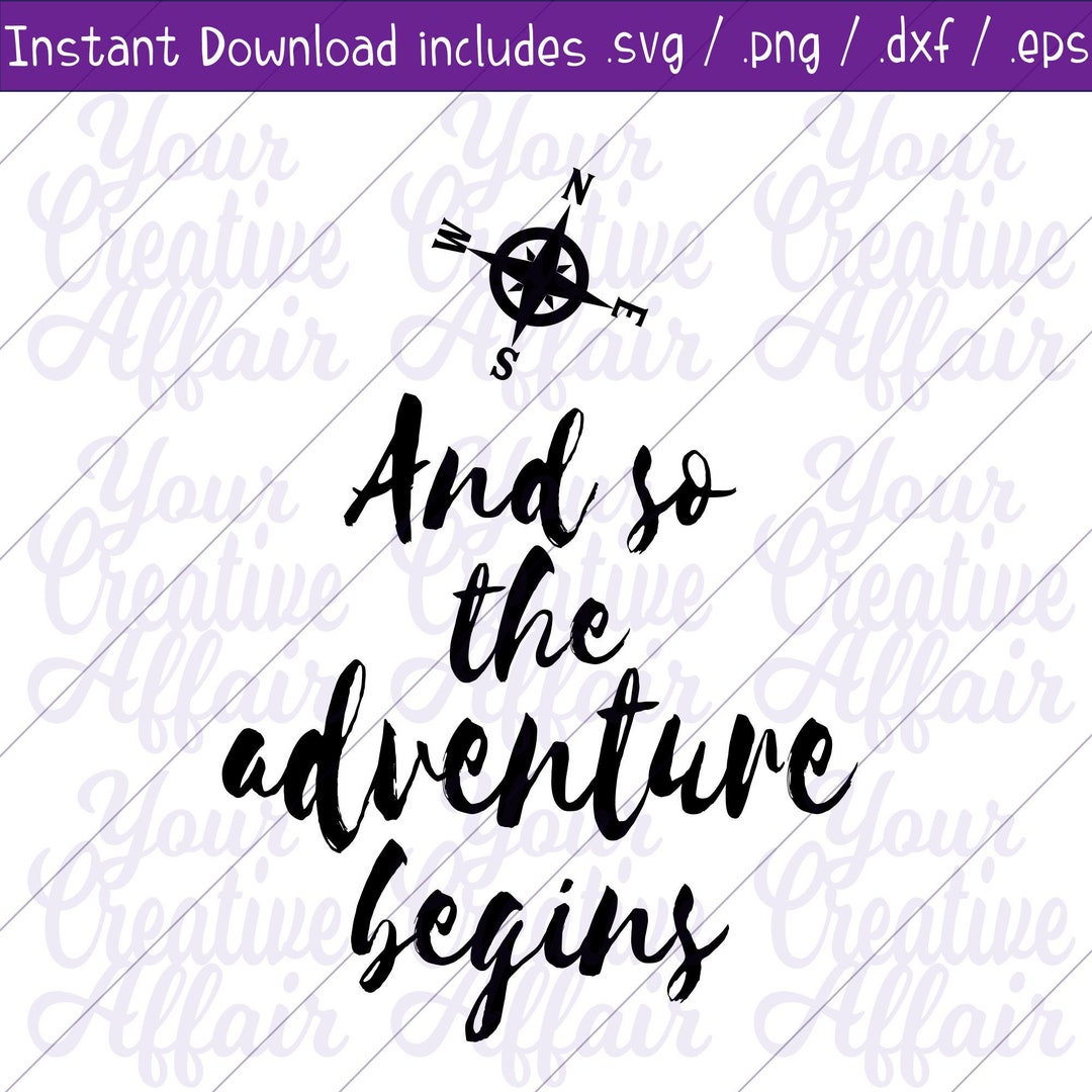 And so the Adventure Begins Svg, Adventure Svg, Svg, Graduation Svg ...