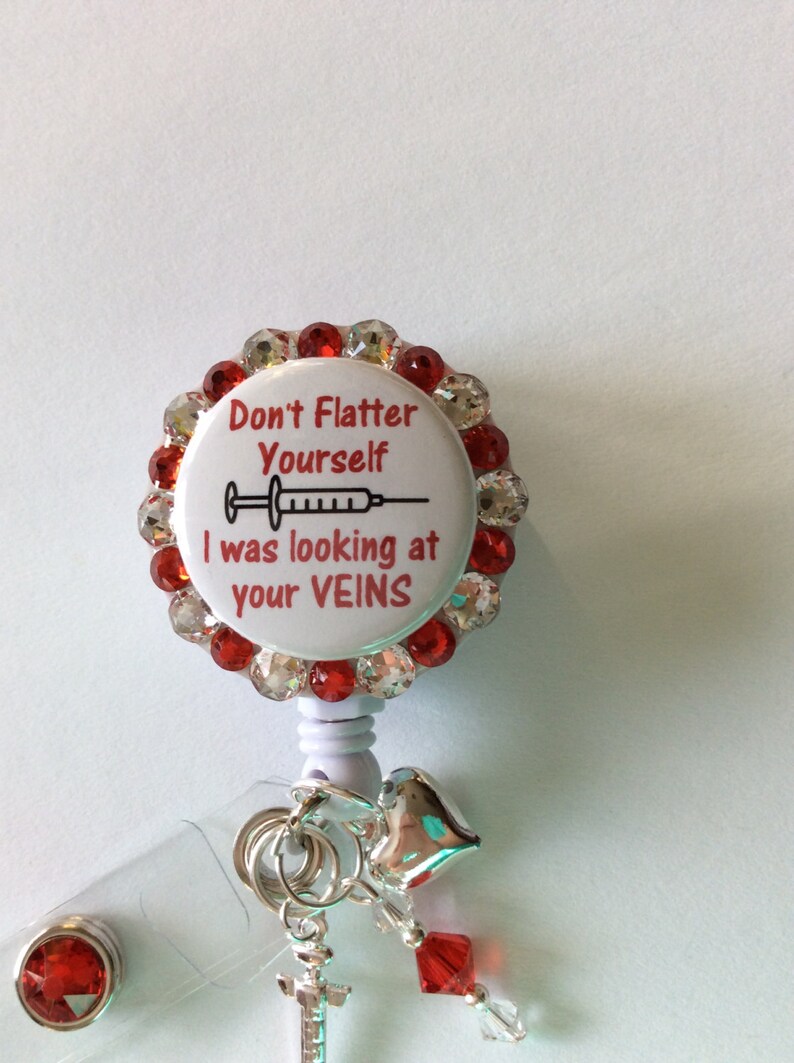 Nurse Phlebotomist Funny Retractable Badge/id Holder With - Etsy Nurse Phlebotomist Funny Retractable Badge/id Holder With - Etsy