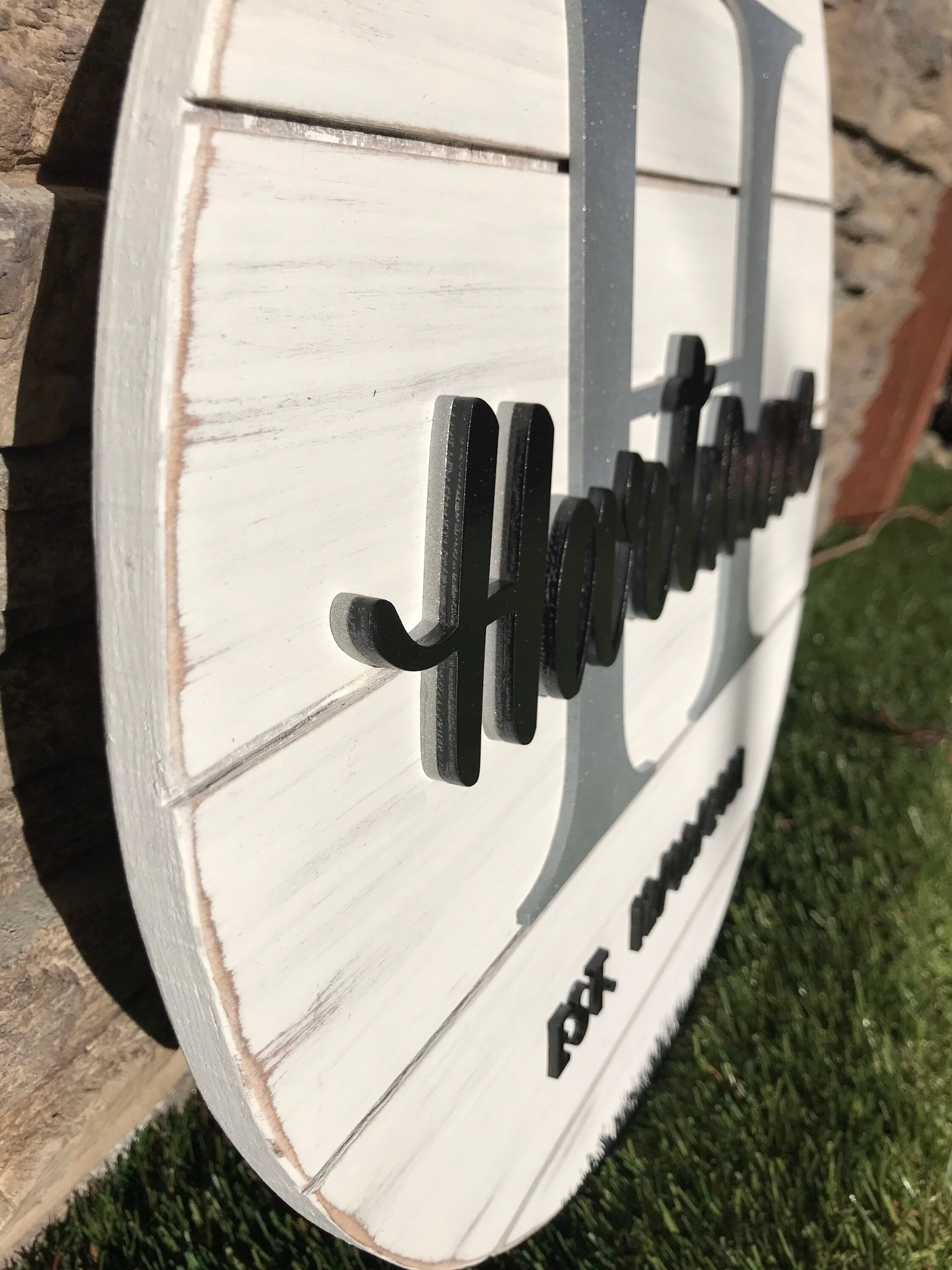 3D PERSONALIZED Whitewashed Wood Sign Wedding/anniversary/gift - Etsy