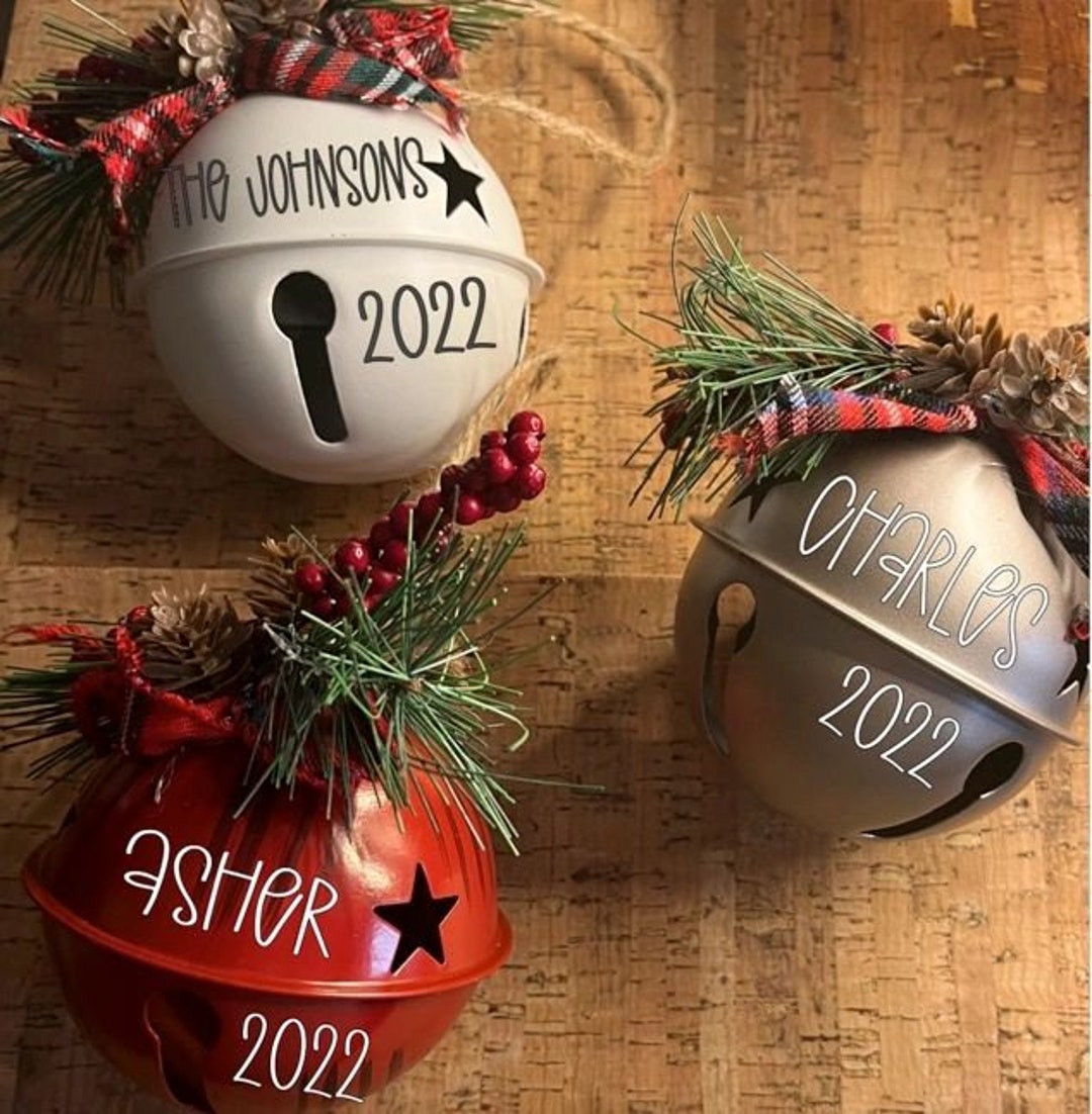 Personalized Christmas Holiday Bells - Etsy