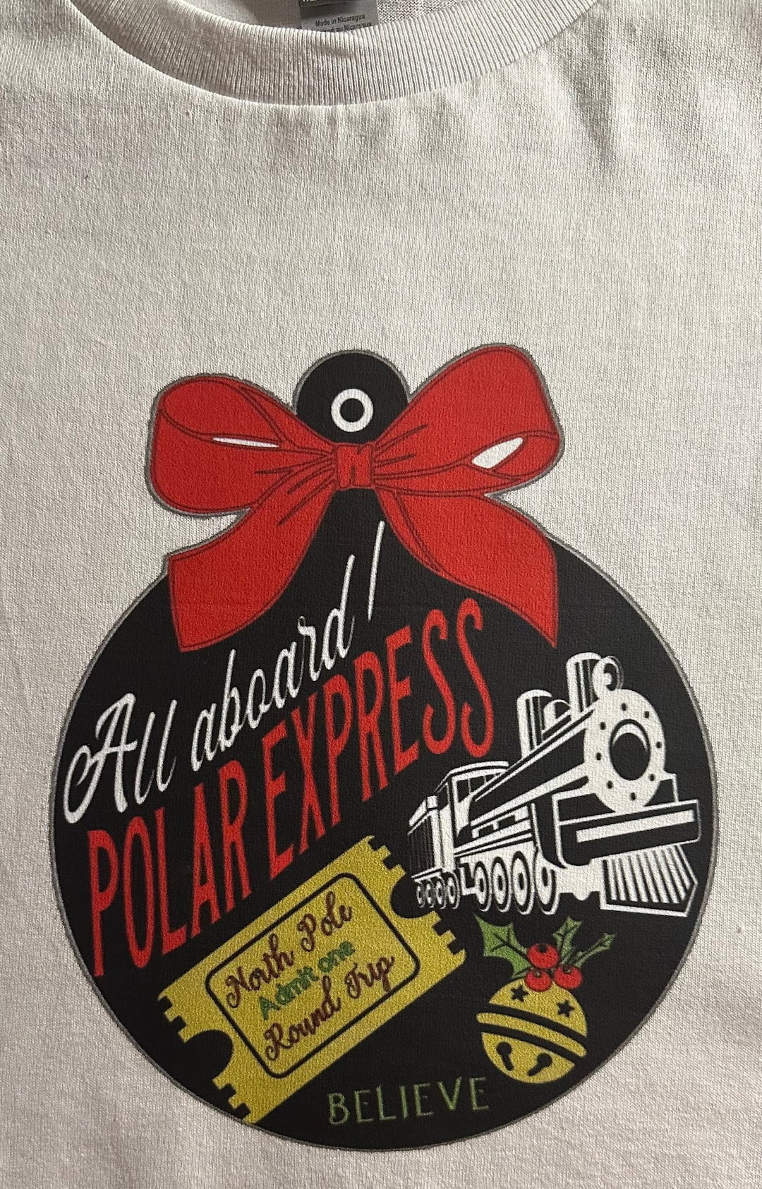 Polar Express Shirts; Polar Express Train Ornament; Christmas Train ...