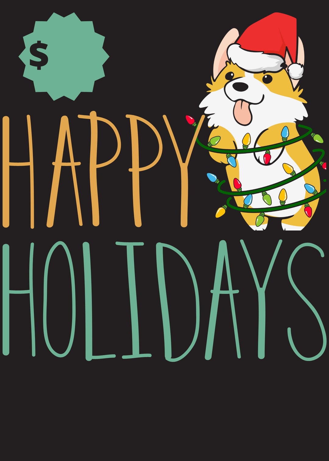 Christmas (corgi) Money Card Holders for Gifts! Stocking Stuffer - Etsy