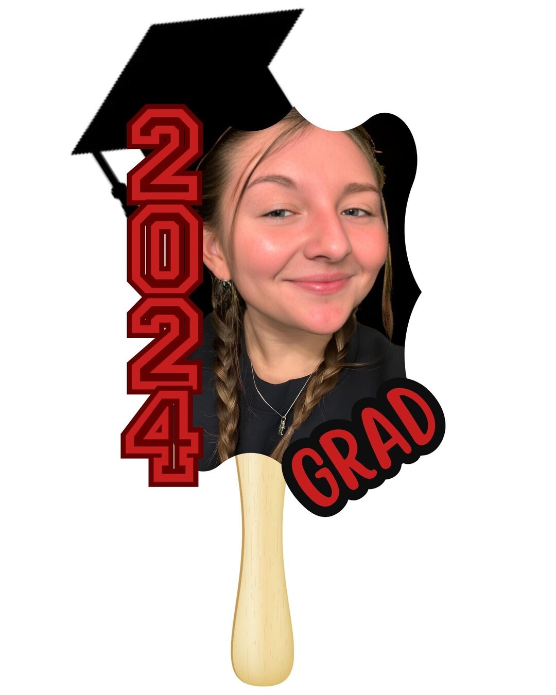 Graduation Paddle Fan, Graduation Fan Template, Graduation Fan ...