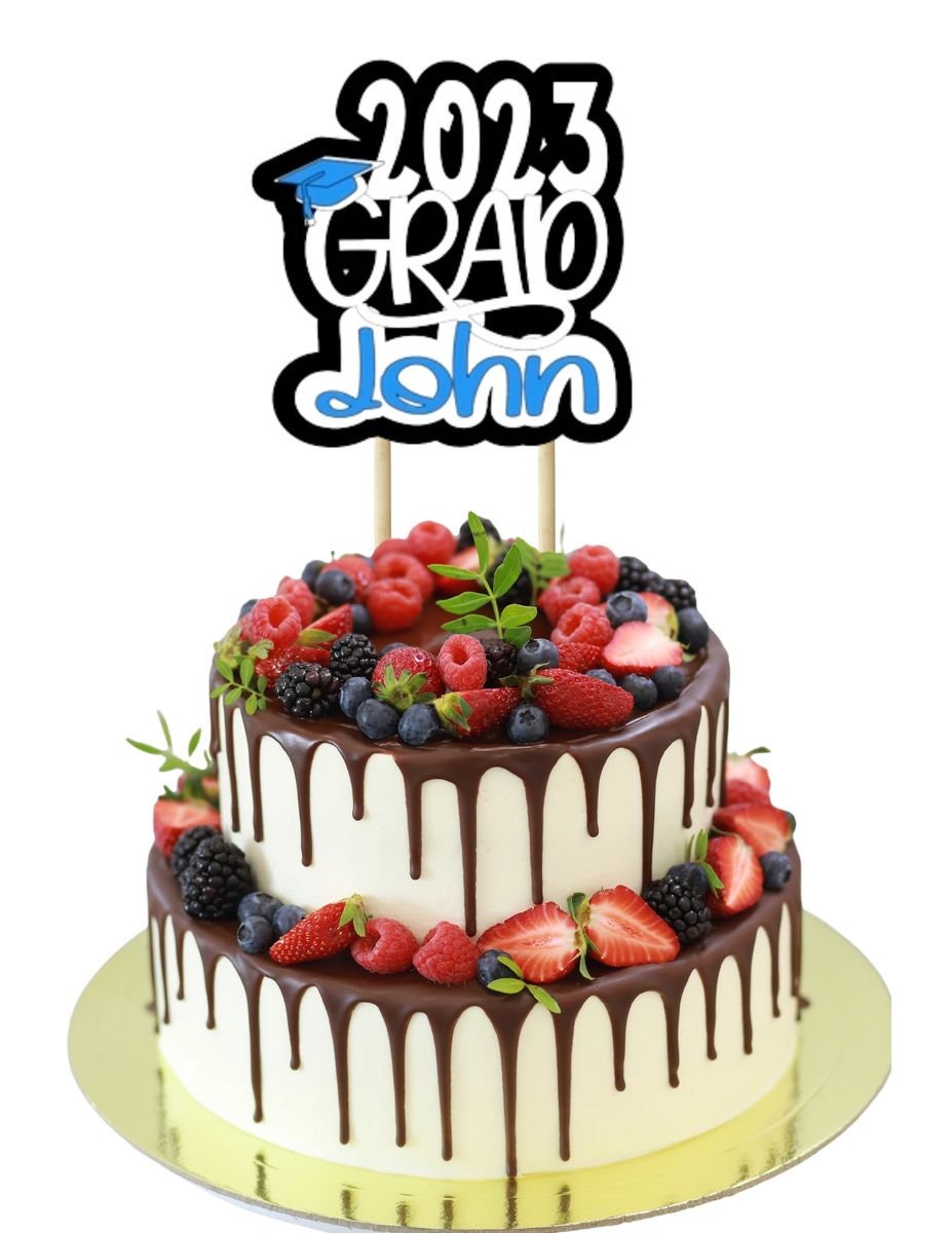 Graduation Cake Topper - Etsy