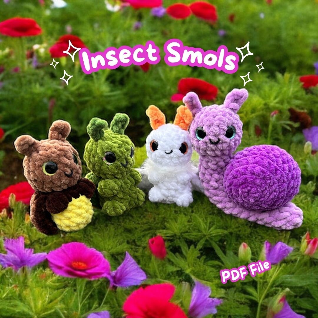 Crochet PATTERN: Insect Smols Vol 2 (english) - Etsy