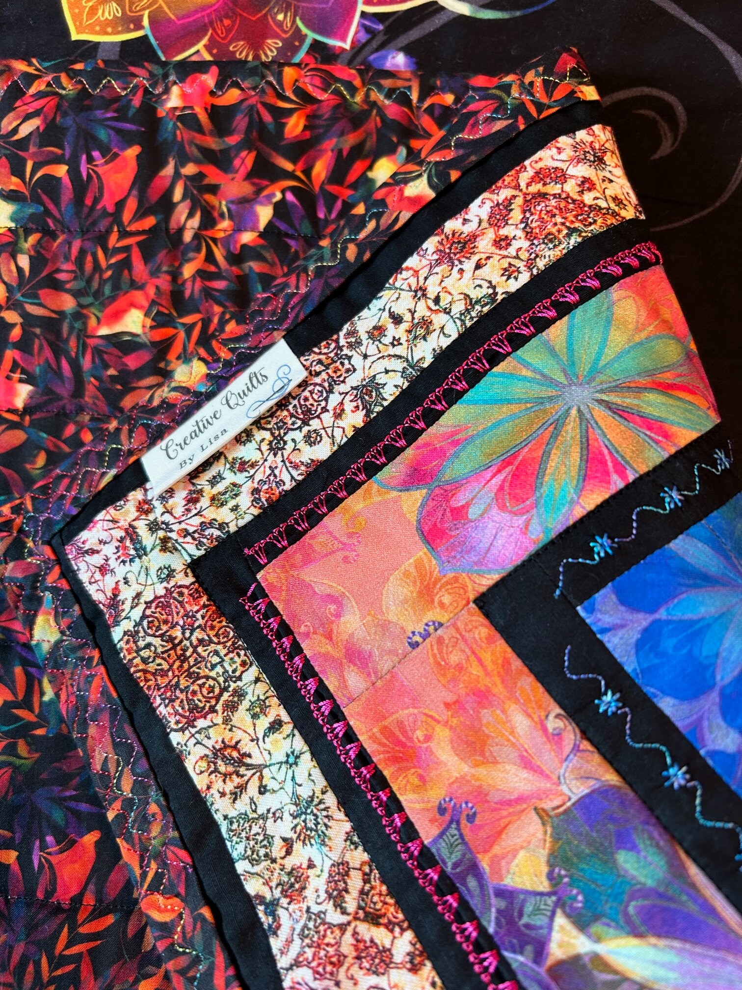 Black Floral Rhapsody - Etsy