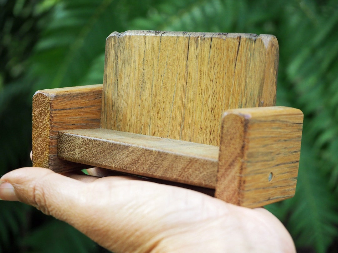 Wooden Fairy Couch Primitive Toy Sofa Fairy Furniture - Etsy