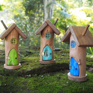 Rustic Pixie House, Choose Your Colour, Small Wooden Fairy House, Tooth ...