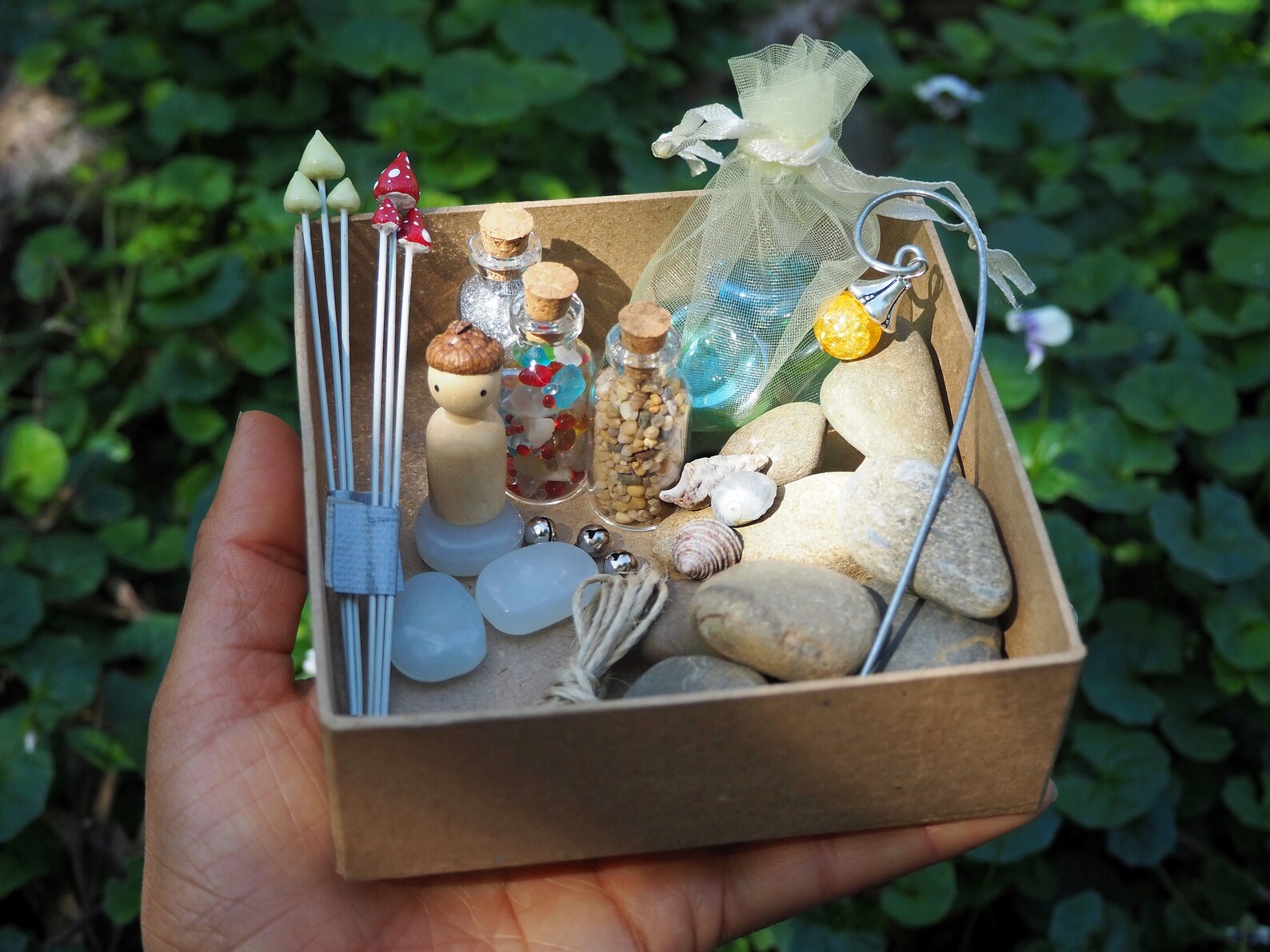 Fairy Treasures Kit, Fairy Garden Kit, Gift Box of Fairy Accessories ...