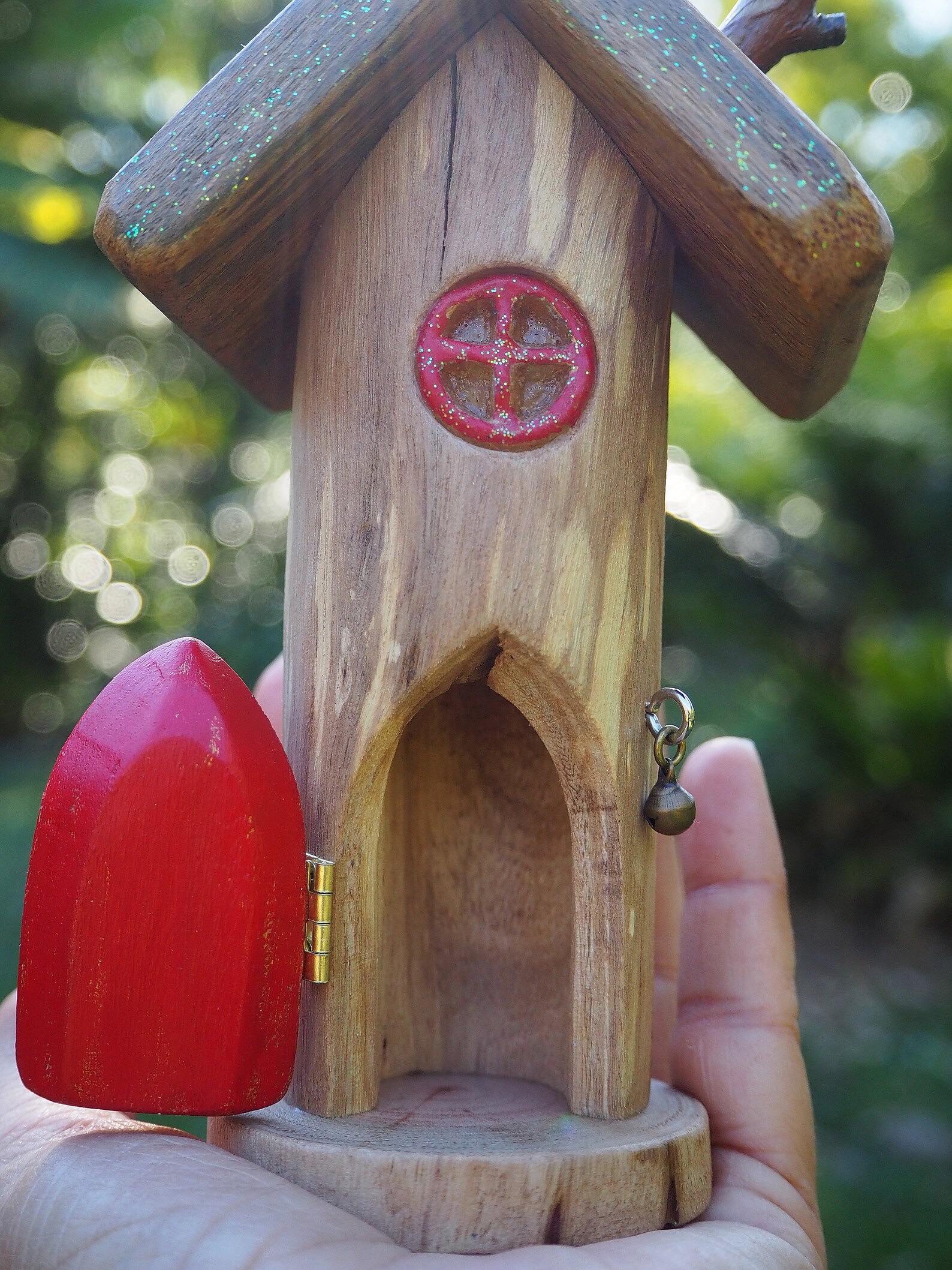 Rustic Pixie House Choose Your Colour Small Wooden Fairy | Etsy